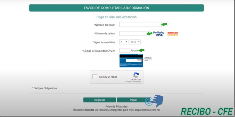 Cómo Pagar el Recibo de la Luz CFE en Línea 【2023】